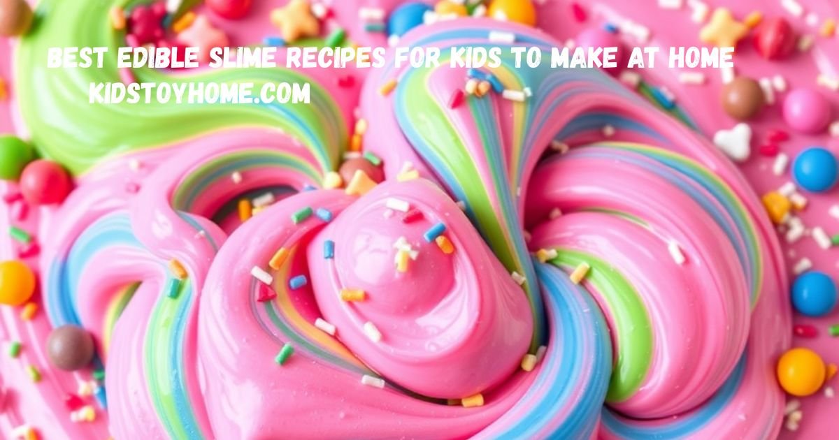 Tasty & Safe: Best Edible Slime Recipes for Kids to Make at Home